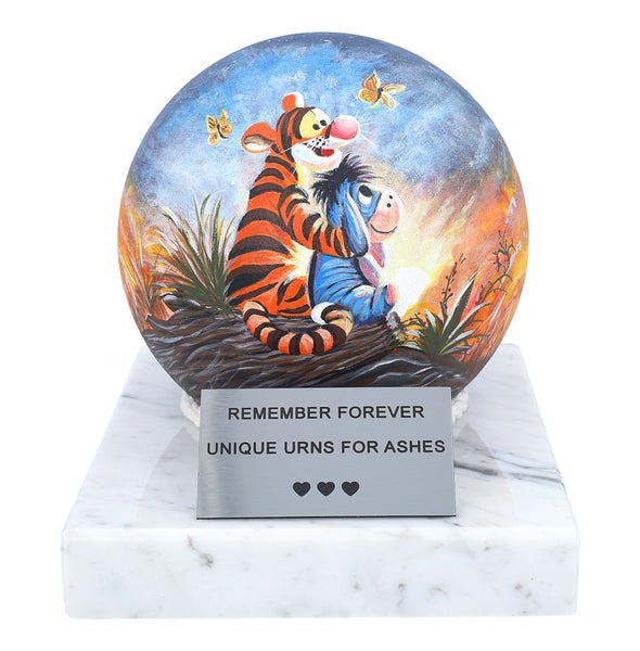 Child cremation urn for ashes Winnie the Pooh Theme funeral urn for ba ...
