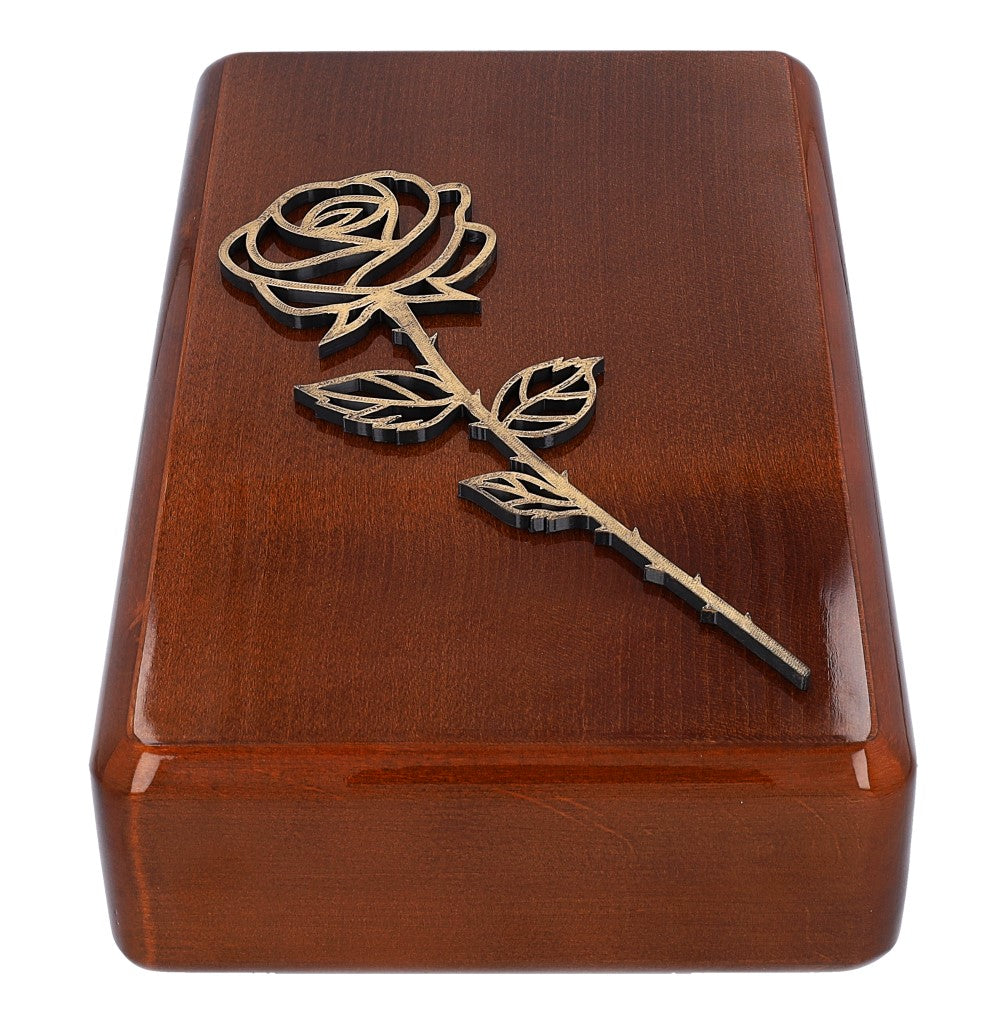Unique Wooden Cremation Urn Modern Funeral casket High Gloss (WU54 ...
