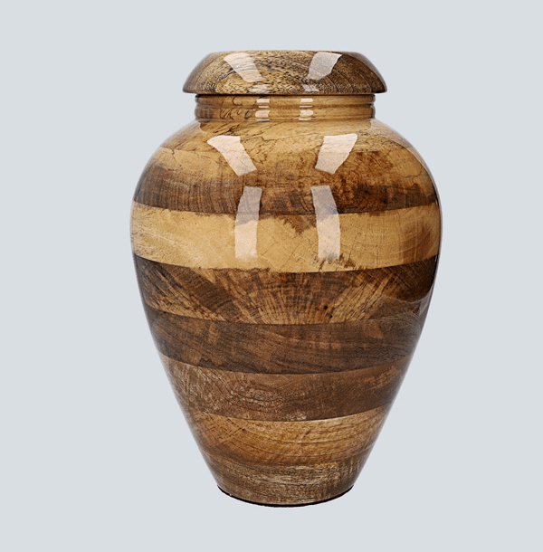 Unique Mango Wood Ring Urn for ashes - Adult Size (WU50L) - Remember ...