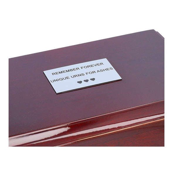 Wooden Cremation Casket Funeral Ashes Urn, High Gloss memorial (WU58 ...
