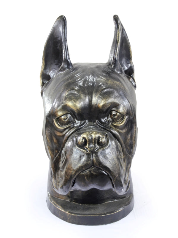 Boxer cropped Memorial Urn for Dog, Pet Cremation urn/Statue (3 ...