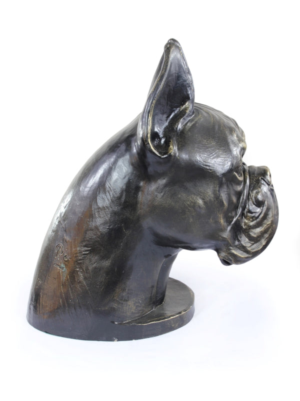 Boxer cropped Memorial Urn for Dog, Pet Cremation urn/Statue (3 ...