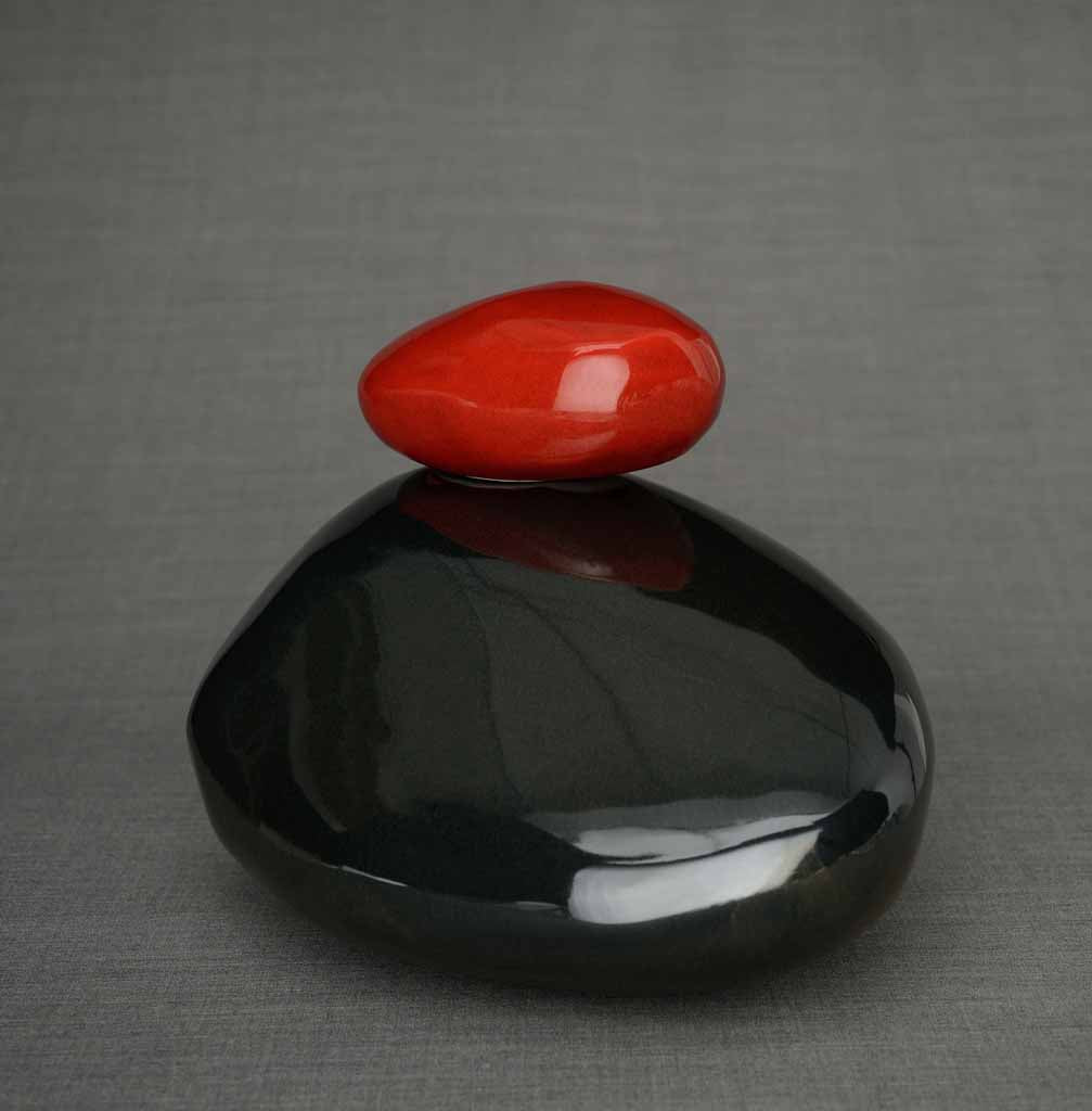 Unique Stone Ceramic Cremation urn for ashes - Funeral Urn for Adult ...