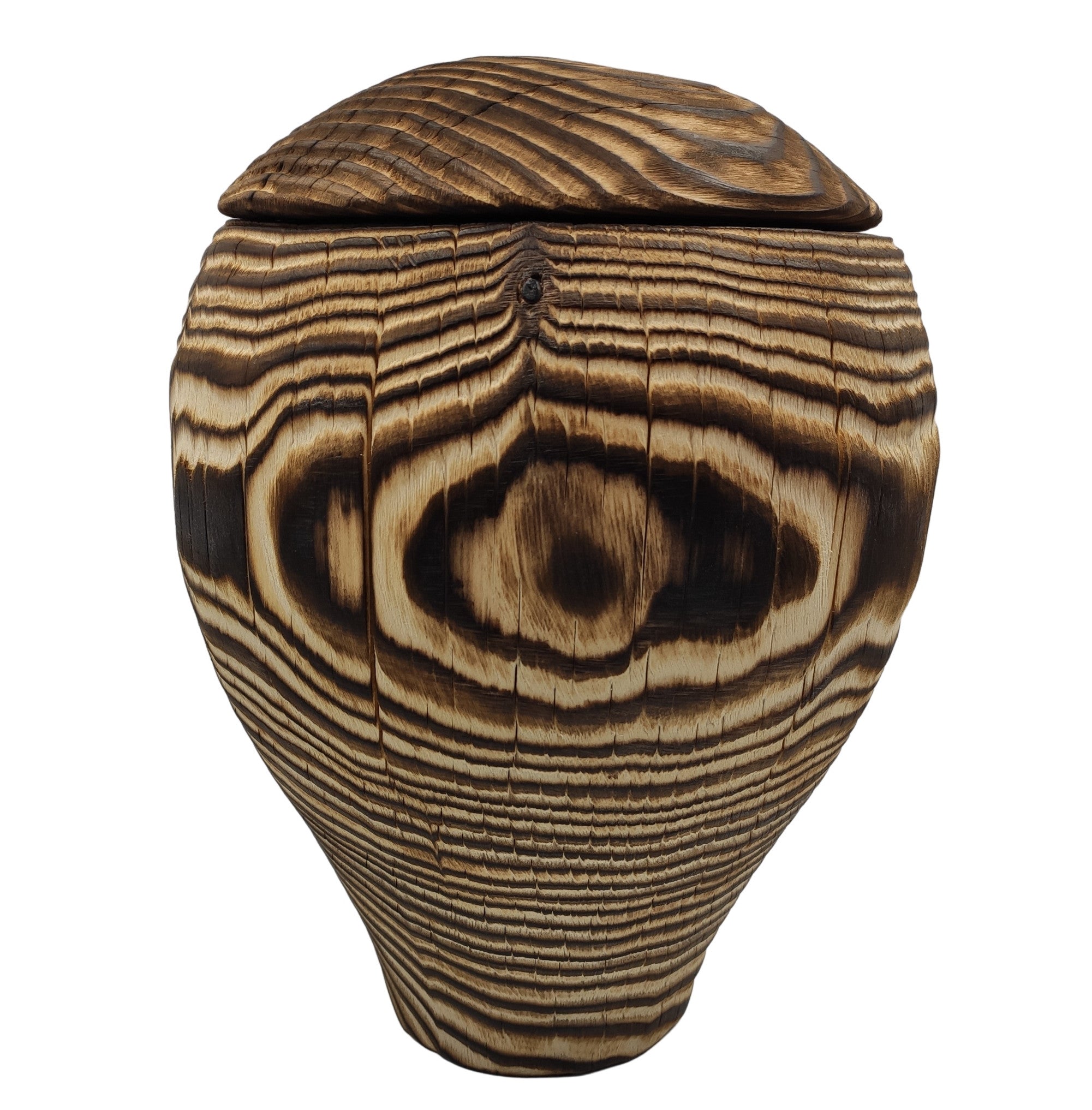 Harmony With Nature - Unique cremation urn is handmade of pine wood ...